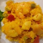Shrimp and Scallop Paella - Cajun Country Rice